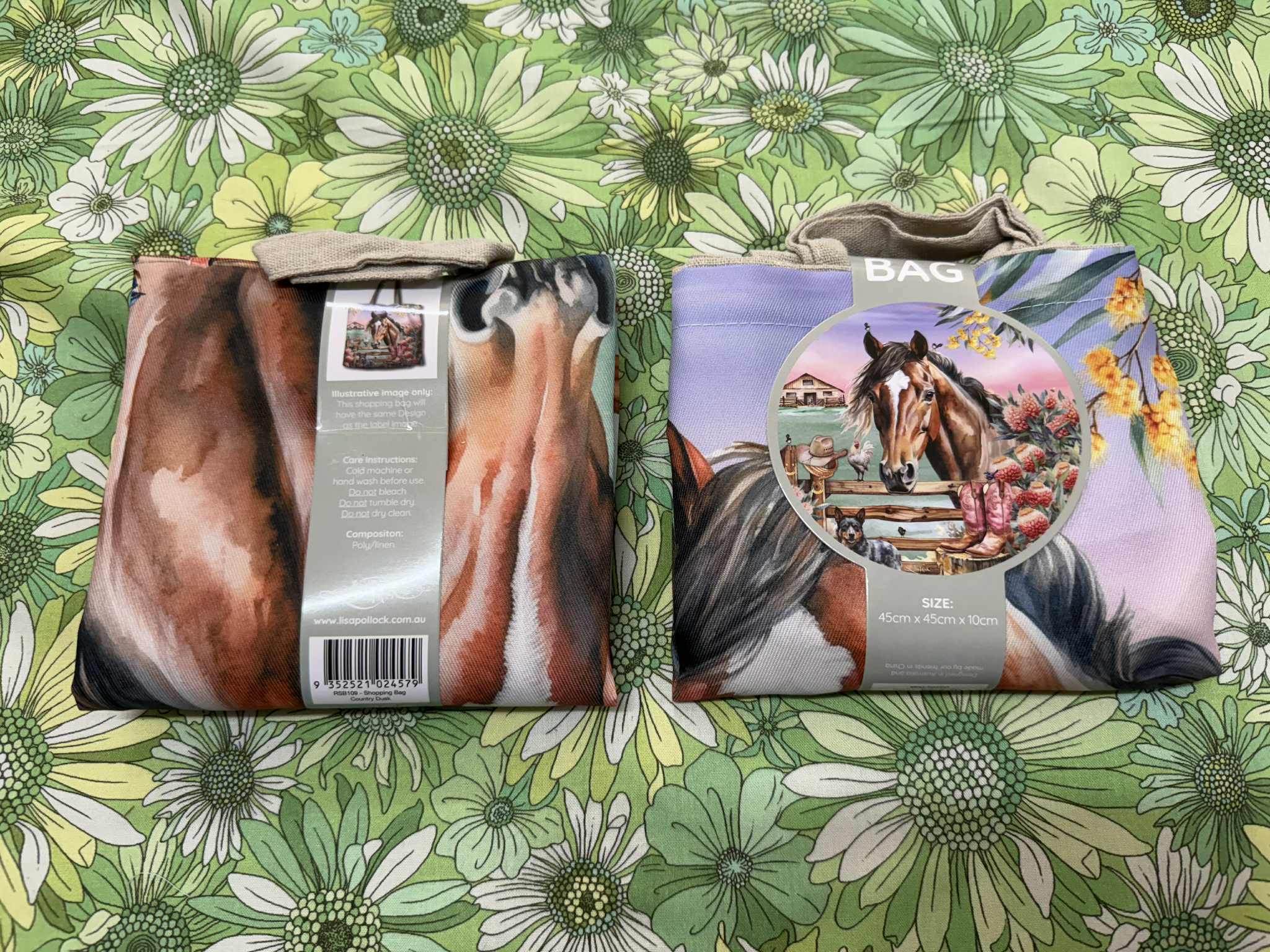 Lisa pollock shopping bag - Country Dusk – Country SewNSew