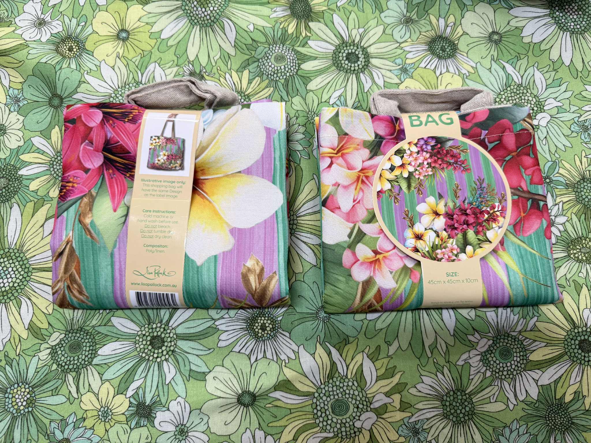 Lisa pollock shopping bag - Paradise Bloom – Country SewNSew