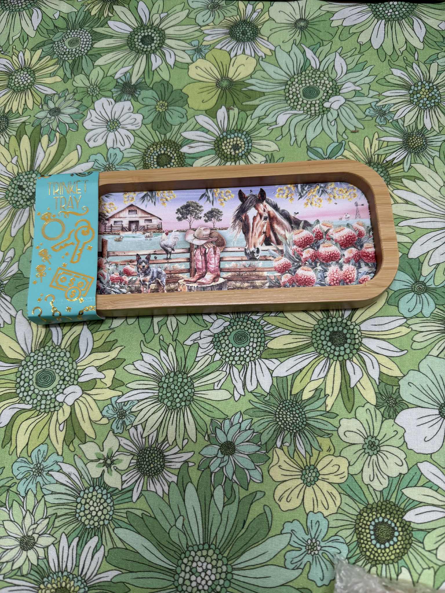 Lisa Pollock Trinket tray - Country Dusk – Country SewNSew